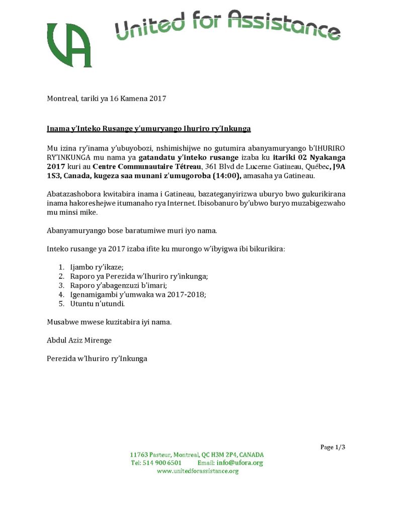 UA_General_Assembly-Invitation-2017 - United for Assistance - Ihuriro ...